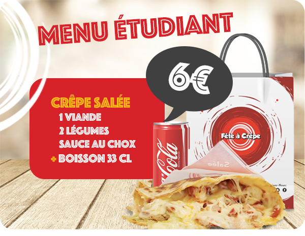 Nos menus - Fête a crêpe Lens